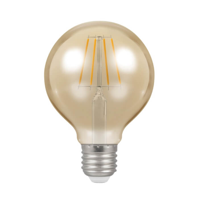 Crompton Antique Bronze ES G80 5W Warm White Dimmable LED – Dwyers Electrical