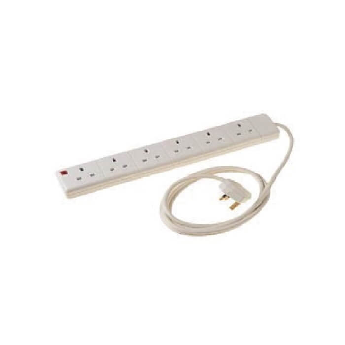 EXTENSION SOCKET 6WAY UNSWITCHED 5MTR | 9468ASBG – Dwyers Electrical