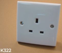 SOCKET 13 AMP SINGLE | K322 – Dwyers Electrical