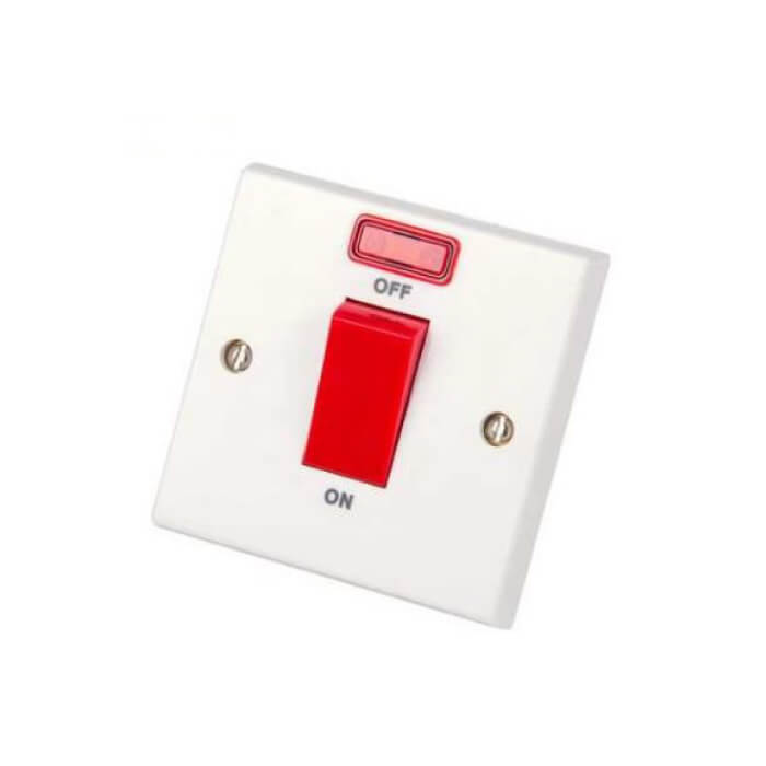 SWITCH 45 AMP (NEON) D\P SMALL | VX9712 – Dwyers Electrical